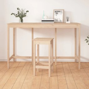 Barový stůl 180 x 80 x 110 cm masivní borové dřevo,  822162 HangarStore.cz