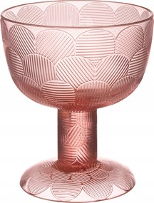 Iittala Miranda Skleněný Pohár na zmrzlinu a dezerty Růžový