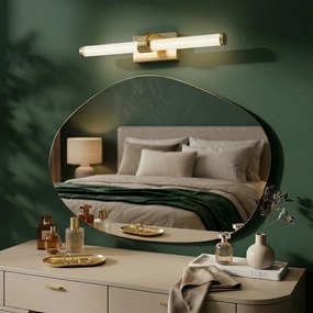 Toolight Toolight, LED nástěnné svítidlo 40cm, 9W, 4000K, 1000lm, APP1883-1W, zlatá lesklá, OSW-66038