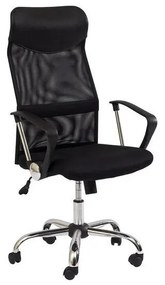 Casarredo Kancelářská židle Q-025 černá/černá
