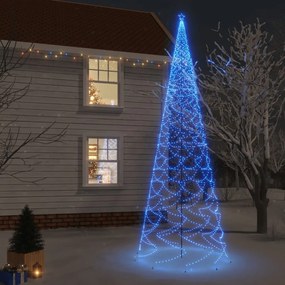 vidaXL Vánoční strom s hrotem 3 000 ch LED diod 800 cm [343581] Barva: Modrá