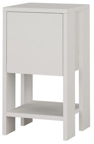 Hanah Home Noční stolek Ema - White, White, Bílá