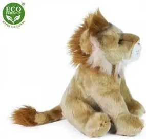 RAPPA Plyšový lev 30 cm / ECO-FRIENDLY / od 0 měsíců