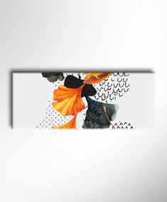 Malvis ® Obraz Grafická koláž Ginkgo ROZMĚR (šířka x výška): jednodílný obdélník 150x60 cm