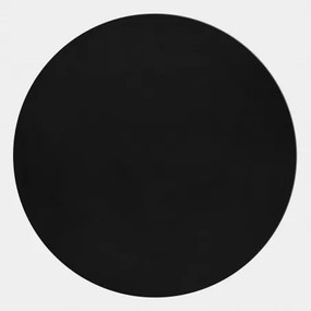 Vopi | Kusový koberec kruh Pouffy 5100 black - Kruh 200 cm průměr