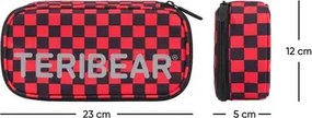 BAAGL Penál etue Skate TERIBEAR / 23×12x5 cm / Bez náplně