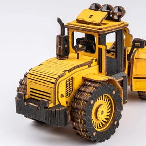 ROBOTIME Rokr 3D dřevěné puzzle Buldozer 211 ks