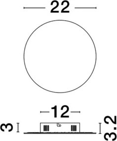 Nástěnné LED svítidlo NOVA LUCE CYRCLE 12W 3000K černé 9248154