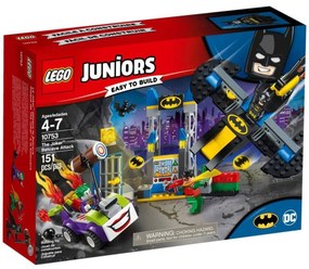 Stavebnice lego juniors 10753 joker útočí na batcave
