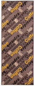Koberce Breno Kusový koberec CAPPUCCINO 44, Hnědá, 67 x 180 cm