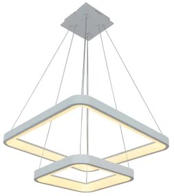 Brilagi - LED Stmív. lustr na lanku FALCON SLIM LED/78W/230V 50x50 cm bílá + DO