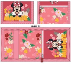 Setino - Dětská / dívčí textilní peněženka myška Minnie Mouse - Disney