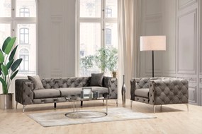 Atelier del Sofa 3-místná pohovka Como 3 Seater - Anthracite, Antracitová