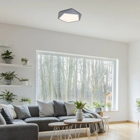 Rabalux Šedé stropní LED svítidlo Raffa 400mm 30W 71251