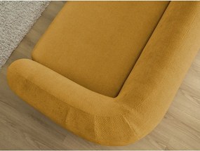 Žinylková rozkládací pohovka v hořčicové barvě 228 cm Neyo – Bobochic Paris