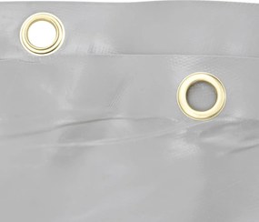 Plachta šedá 2,5 x 4,5 m 650 g/m² 156045