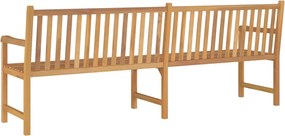Zahradní lavice 228 cm masivní teakové dřevo 316624