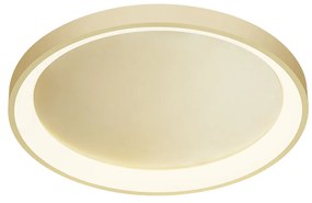 Redo 01-2667 stropní LED stmívatelné svítidlo Iconic pískově zlaté, 40W, 3000K, ø48cm