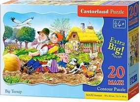 Castorland O velké řepě MAXI  / 20 dílků / od 4 let