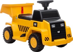 HOMCOM Elektrický dětský traktor, Hračkový vůz s nakládací plochou, Klakson, Elektrické auto pro děti, Traktor s osvětlením, max. 3 km/h, pro děti od