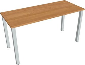 Kancelářský pracovní stůl Hobis UE 1400, deskaakát, bílá RAL 9016