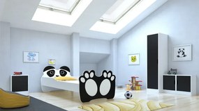 Postel s matrací BEAR BLACK 160x80