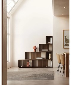 Modulární policový systém v dekoru ořechu v přírodní barvě 6 ks 101x152 cm Litto – Kave Home
