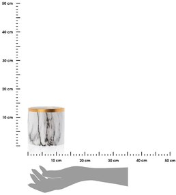 Květináč Sona 13 cm mramor