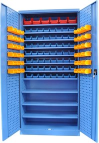 KOVOS Dílenská skříň Kovos s plastovými boxy SPZ_11_0002_C_VAR_6