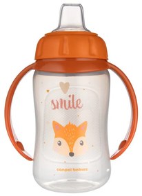 Canpol babies Hrneček tréninkový Cute Animals se silikonovým pítkem 320 ml Pejsek