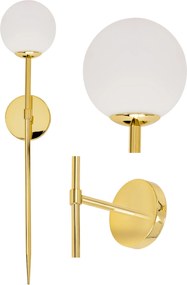 Toolight - nástěnná lampa KINKIET 90cm G9 25W APP582-1W, zlatá, OSW-00076