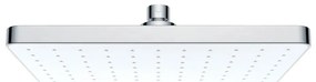 WENKO 24001100 - Sprchová hlavice AUTOMATIC CLEANING 25x17 cm lesk. chrom/bílá 24001100