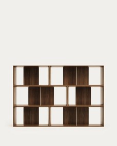Modulární policový systém v dekoru ořechu v přírodní barvě 6 ks 168x114 cm Litto – Kave Home