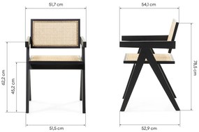 Jídelní židle FREJA 02 z masivu