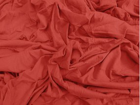Jersey prostěradlo EXCLUSIVE červené 140 x 200 cm