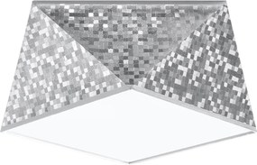 Sollux Lighting Stropní svítidlo HEXA 25 stříbrné