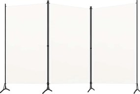 vidaXL 3dílný paraván 260 x 180 cm [320734] Barva: Bílá