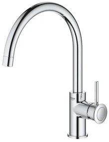 Grohe BauClassic Dřezová otočná baterie, chrom 31234001