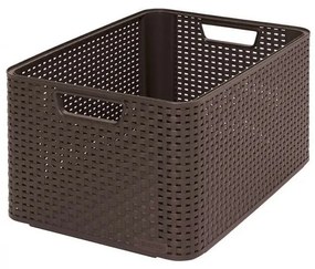 CURVER - Box úložný RATTAN Style2 L hnědý