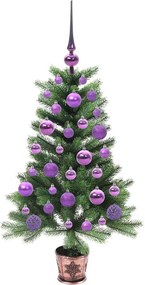 Vánoční stromeček s 150 LED diodami s stojanem Zelená 90 cm PE 3396306
