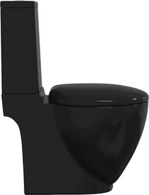 Keramické WC kulaté spodní odpad černé 141136