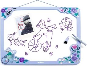 DJECO Magnetická tabule Zebra / Magnetická tabule / Dřevěný rám / Kovo