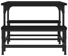 Konferenční stolek černý 100 x 50,5 x 40 cm kompozitní dřevo