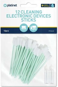 Vatové tyčinky na čištění klávesnic Platinet 12 ks, bílá
