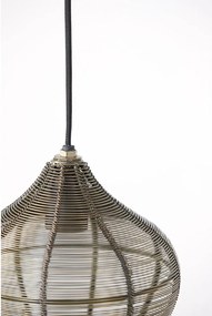 Kovové závěsné svítidlo v bronzové barvě ø 27 cm Alvaro – Light &amp; Living