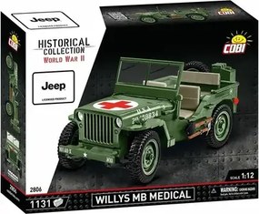COBI 2806 Willys MB sanitka / 1131 kostek / 1:12 / od 10 let