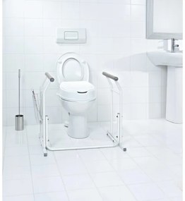 Ridder - Opěrná mobilní madla k WC 66x71,5 cm bílá