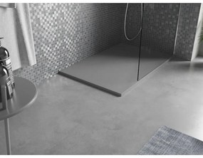 Mexen Bert, SMC obdélníková sprchová vanička 100 x 80 cm, šedá, 4K618010