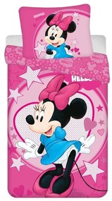 JERRY FABRICS MICRO Povlečení Minnie Hello Polyester - mikrovlákno, 140/200, 70/90 cm