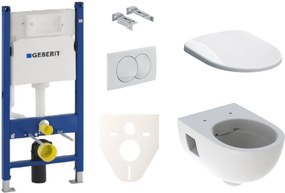 Cenově zvýhodněný závěsný WC set Geberit do lehkých stěn / předstěnová montáž + WC Geberit Selnova SIKOGES5S0